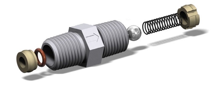 Jaco PVDF MNPT Check Valves | JACO | Check Valves | Watercare Products ...